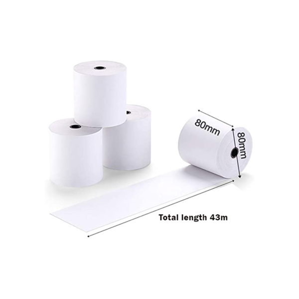 POS Receipt Thermal Paper – POS Receipt 80x80mm 60Pcs | POSGCCSTORE